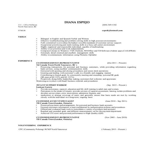 DIANA RESUME (3) | PDF