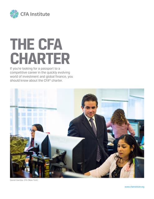 CFA Institute - Regulator and Program Recognition | PDF