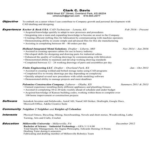 CD Résumé | PDF | Business | Business and Finance