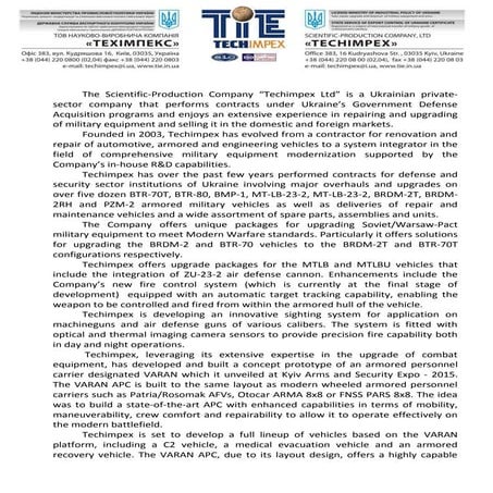 TECHIMPEX 2016.PDF | Arms & Ammunition | Sensitive Topics