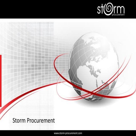 Storm Procurement Global sourcing presentation | PDF