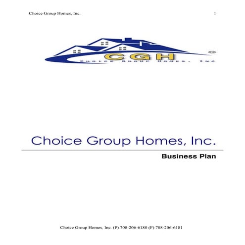 Choice Business Plan 2 | PDF
