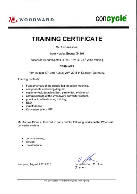 certificato ABB ACS880 | PDF