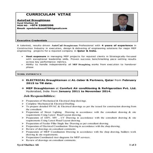 CV SYED SHAIBAZ ALI (2) | PDF