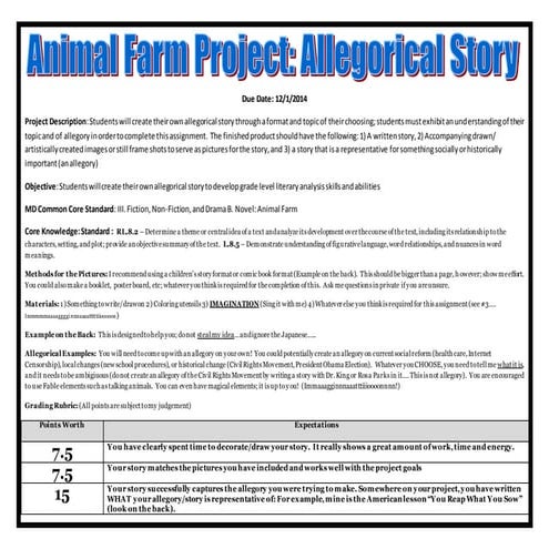 Animal Farm Project | DOCX