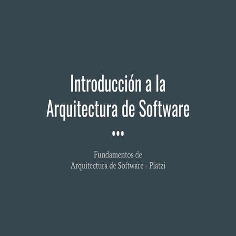 Architecture of software Architecture of software Architecture of ...
