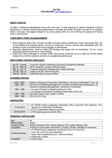 Chanchai Bhandhufalck CV_(19102016) | PDF