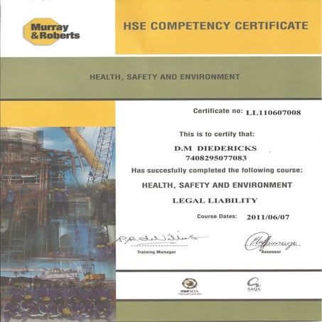 Introduction to Samtrac Training Course - NOSA | PDF