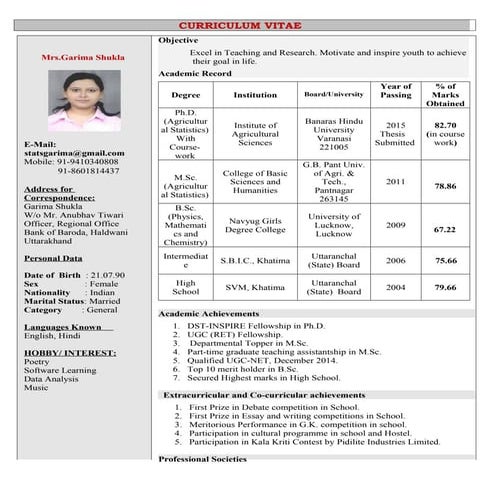 garima cv | DOC