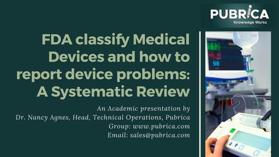 Understanding FDA Management of Medical Device Recalls and Safety ...