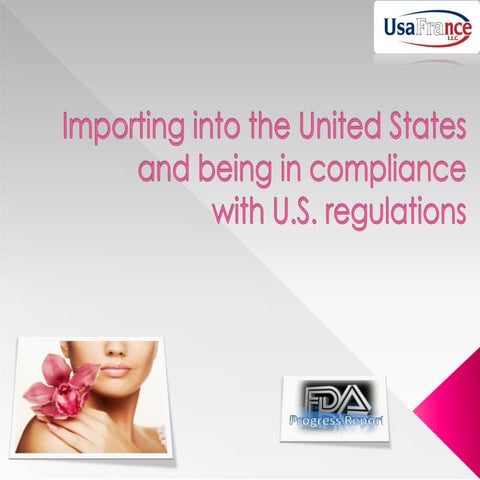 FDA COMPLIANCE - COSMETICS - WWW.COSMETICEXPORTPRO.COM