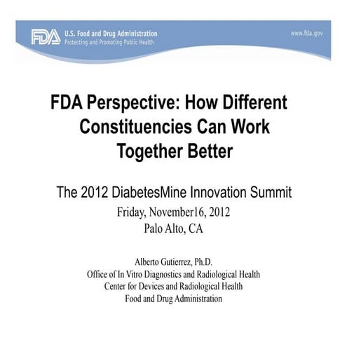 Fda gutierrez slides[3] | PDF
