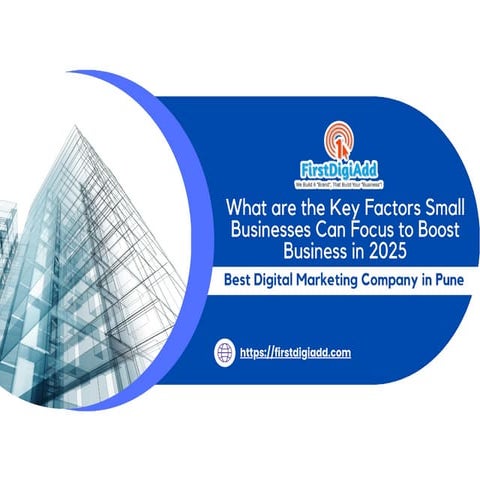 FDA PPT What are the Key Factors Small Businesses Can Focus to Boost ...