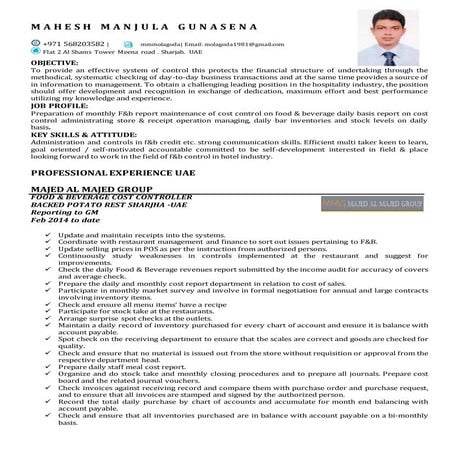 mahesh cv New | PDF