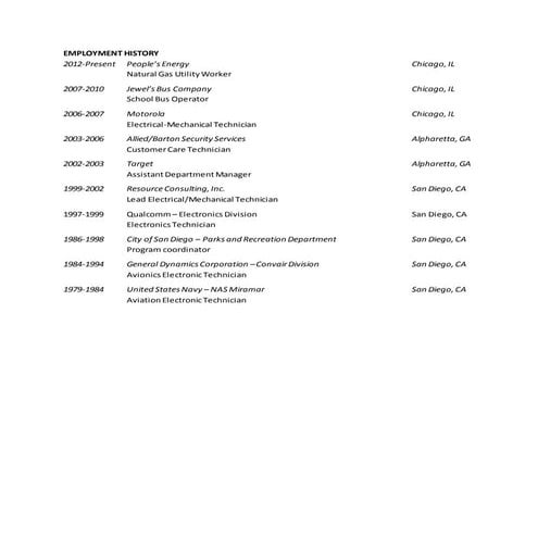 JT work history | DOCX