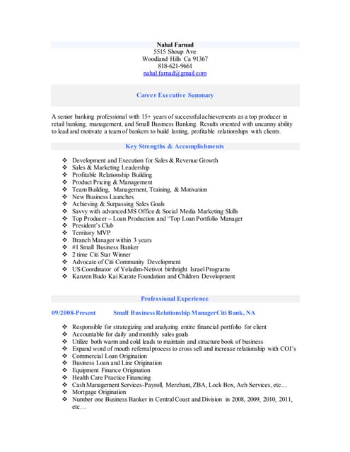 Benji Resume (1) completed | ODT | Business Banking & Finance | Business