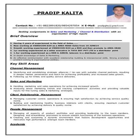 Pradip Resume 2 | DOCX