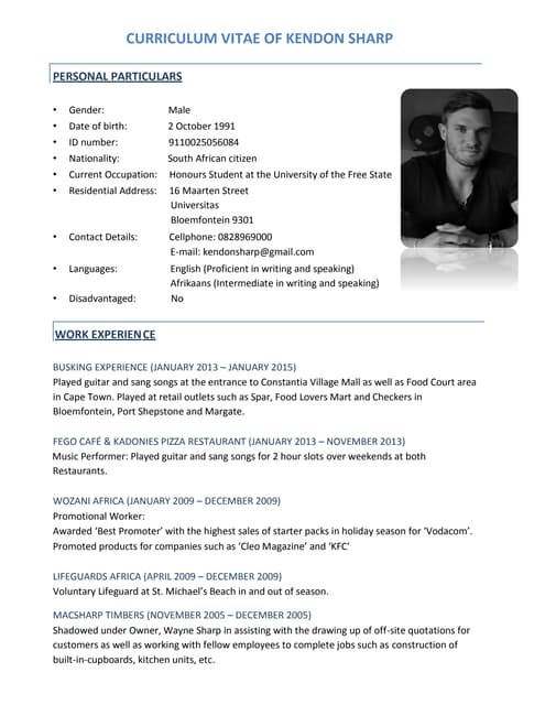 My Abridged CV | PDF