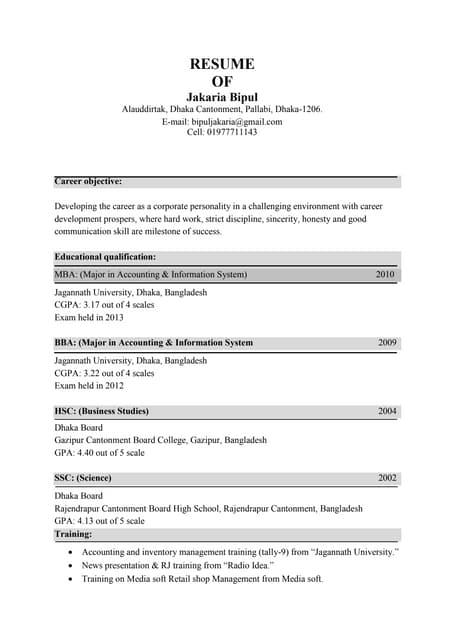Daniel resume 11-15-16 | DOCX | Computing | Technology & Computing