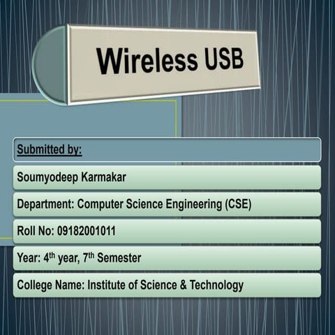 Wireless USB | PPTX