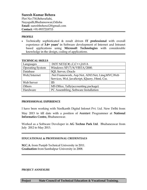 Sagar BODAGE's CV | PDF