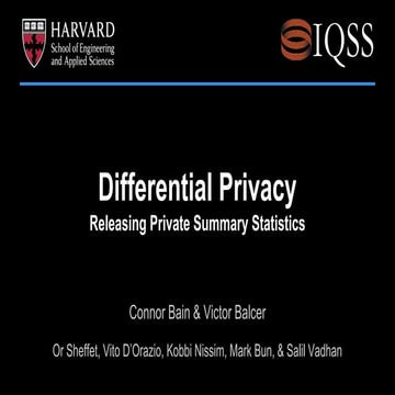 What is Differential Privacy? | PDF