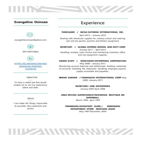 SAMPLE RESUME | PDF