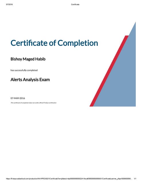 Arbor APS Certificate | PPT