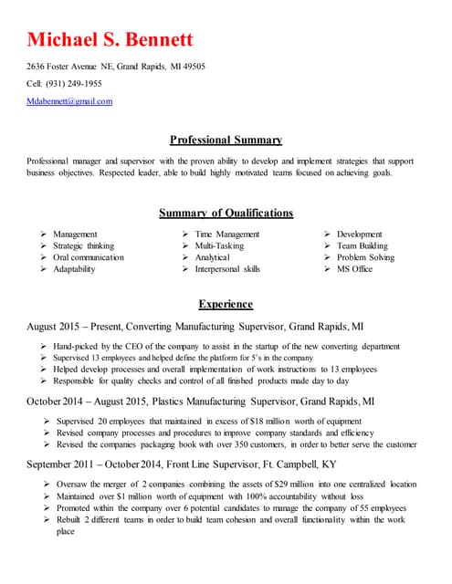 Executive bio | DOCX