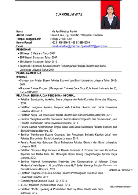 Contoh Power Point Pengenalan Diri | PPTX