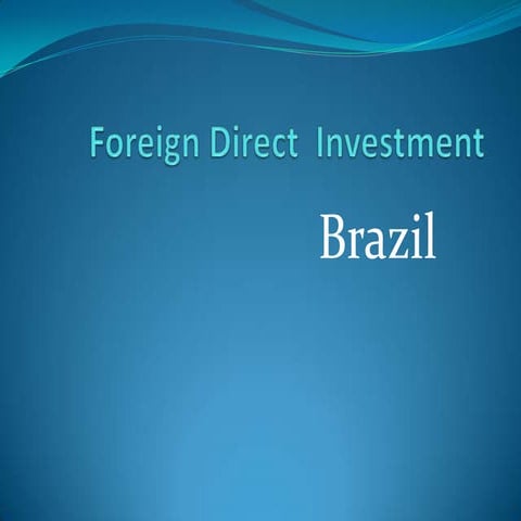 Fdi brazil | PPT