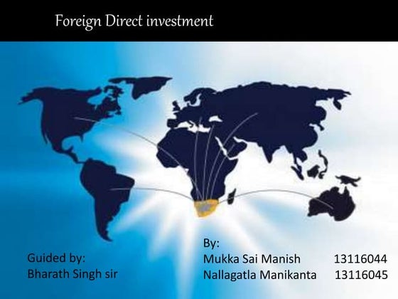 Foreign direct investment | PPT