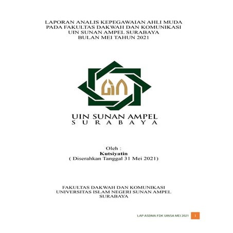 Fdk laporan Mei 21 | PDF