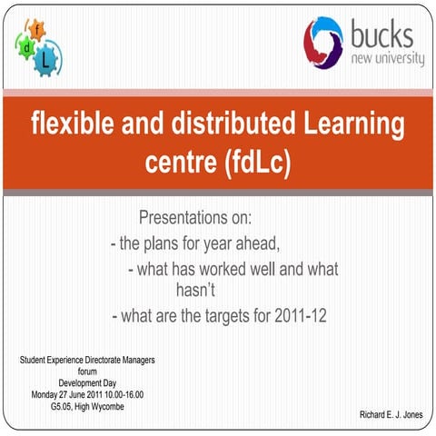 Fd lc sed presentation 27th june 2011 | PPT