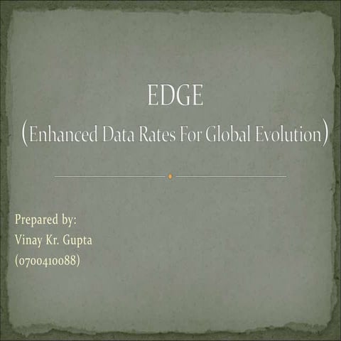 edge.ppt | Smartphones | Consumer Electronics