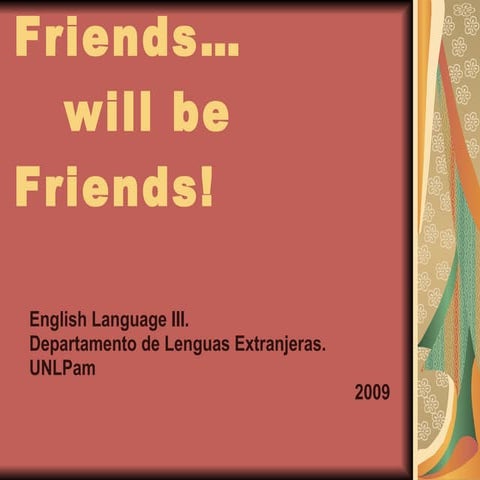 Friends Lang III Task | PPT