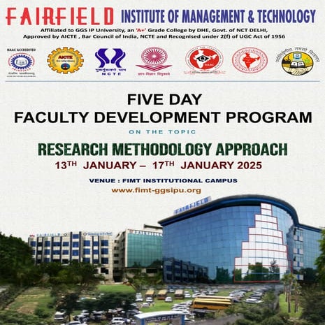 FACULTY DEVELOPMENT PROGRAM |HYBRID MODE | PDF