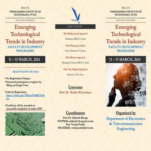 FDP_Brochure of Emerging Trends in Management | PDF