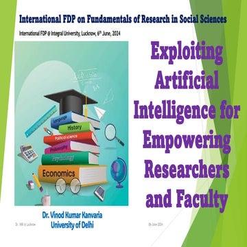 Exploiting Artificial Intelligence for Empowering Researchers and ...