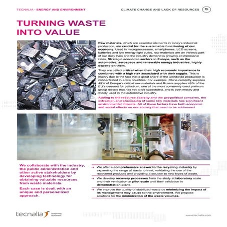 Turning waste into value | PDF