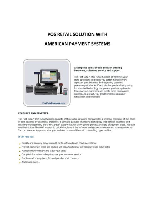 Proposal for Point of Sale and Inventory Management Systems | PDF | Web ...