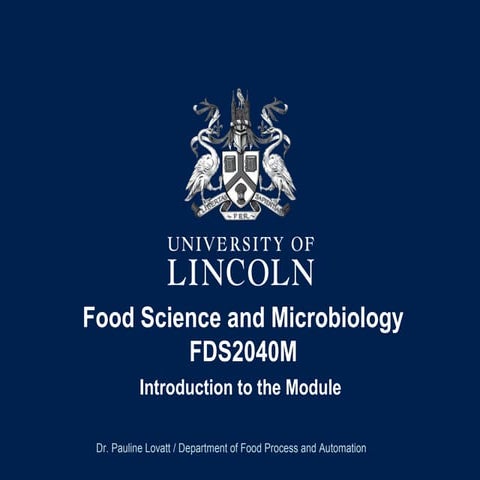 Useful Microbiological Testing in Food Safety and Quality Management | PPT