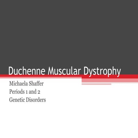Duchenne Muscular Dystrophy | PDF