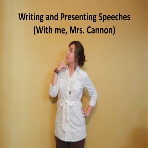 Fundamentals Speech Writing and Presenting Presentation | PPTX