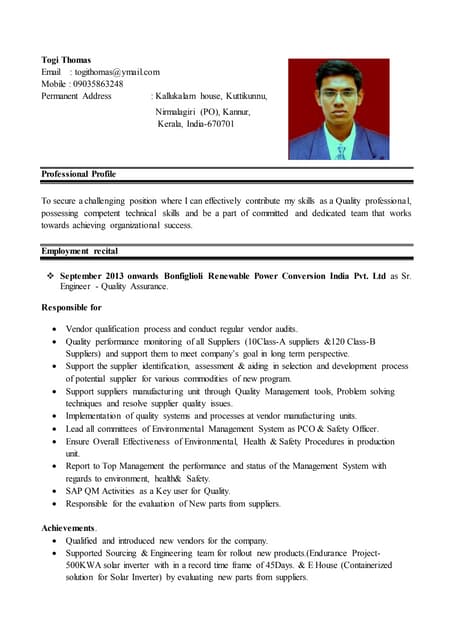 Abdul Razak CV | PDF