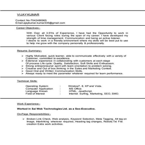 Preetham resume | DOCX