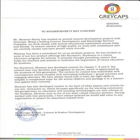 Shravan Letter | PDF