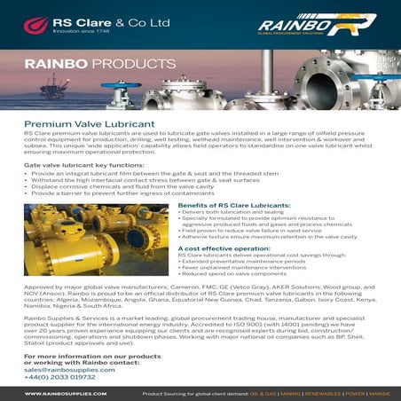 RS Clare Products ENGLISH GPS | PDF