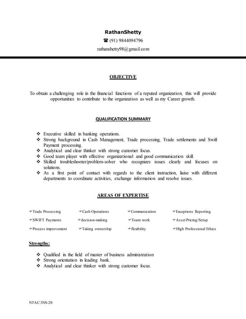 Leena Srinivas Resume | PDF | Business | Business and Finance