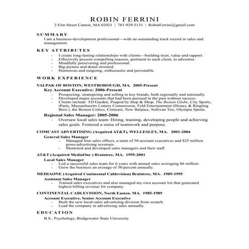 Susan K Vitale Resume 0616 | DOCX